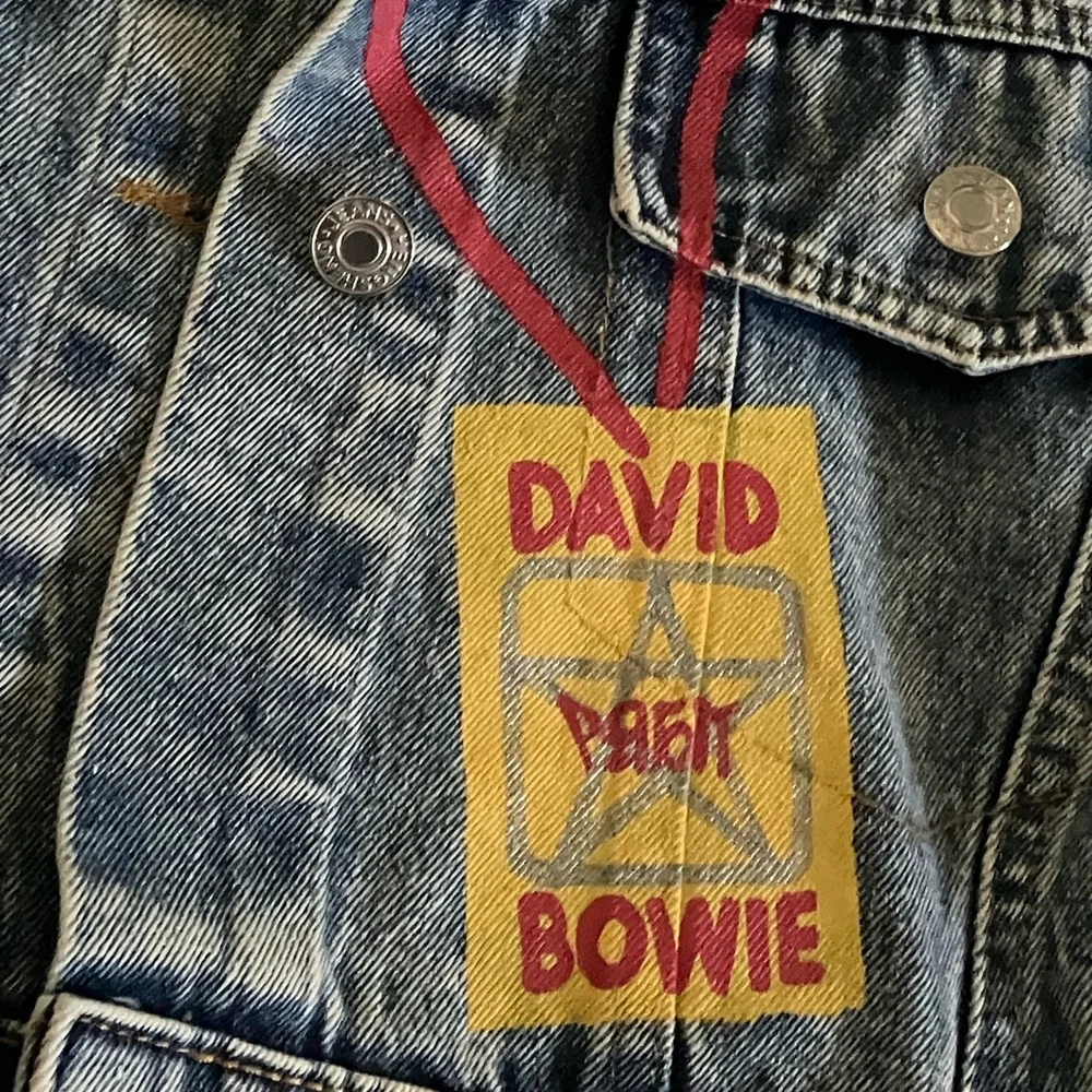 Wren + Glory | Jackets & Coats | David Bowie Cropped Denim Jacket ...